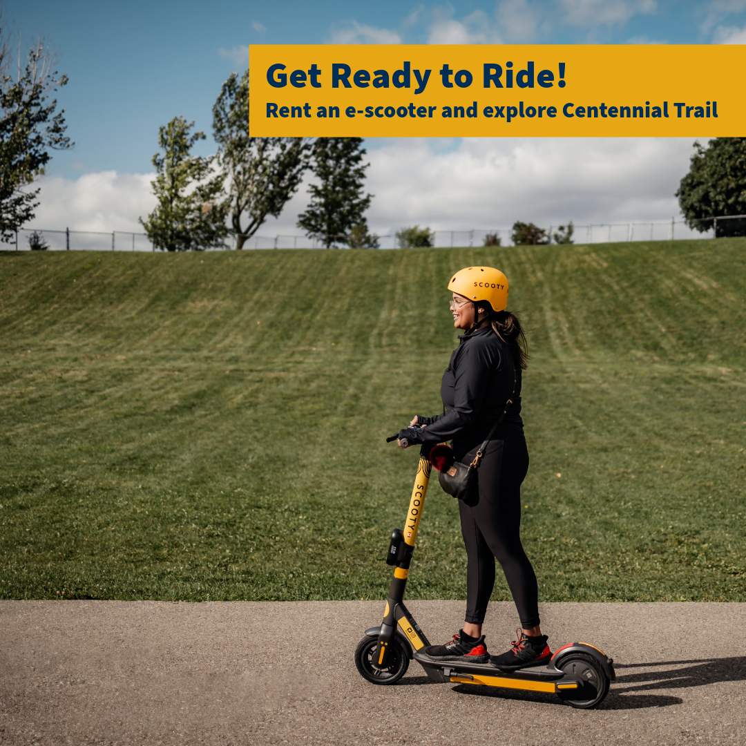 Scoot Along the Centennial Trail: E-Scooter Pilot Launch – Take Action ...